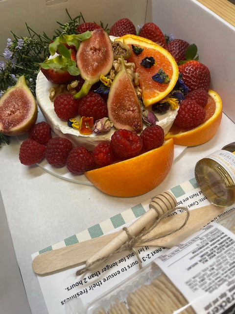 Brie Cheese Box Adelaide – Artisan Grazing Box with Crackers & Honey ...